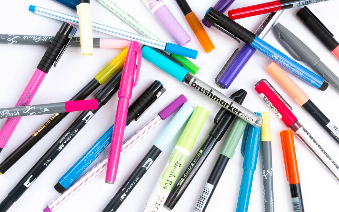 Stifte für Lettering - Stiftarten im Überblick - Kathis Kreativstudio